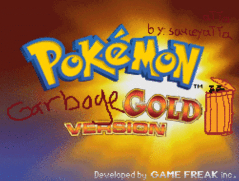 Pokemon Garbage Gold Deluxe - NDS Game by sauceyaTTa